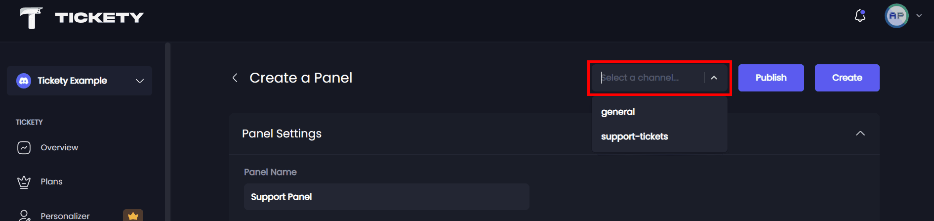 Tickety Documentation | A Comprehensive Guide to Ticket Panels