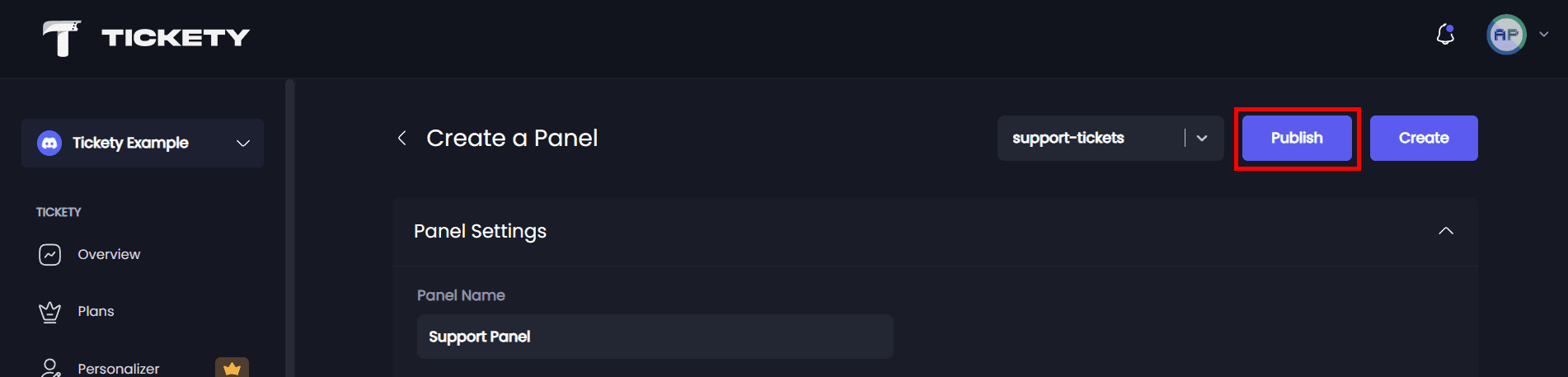 Tickety Documentation | A Comprehensive Guide to Ticket Panels