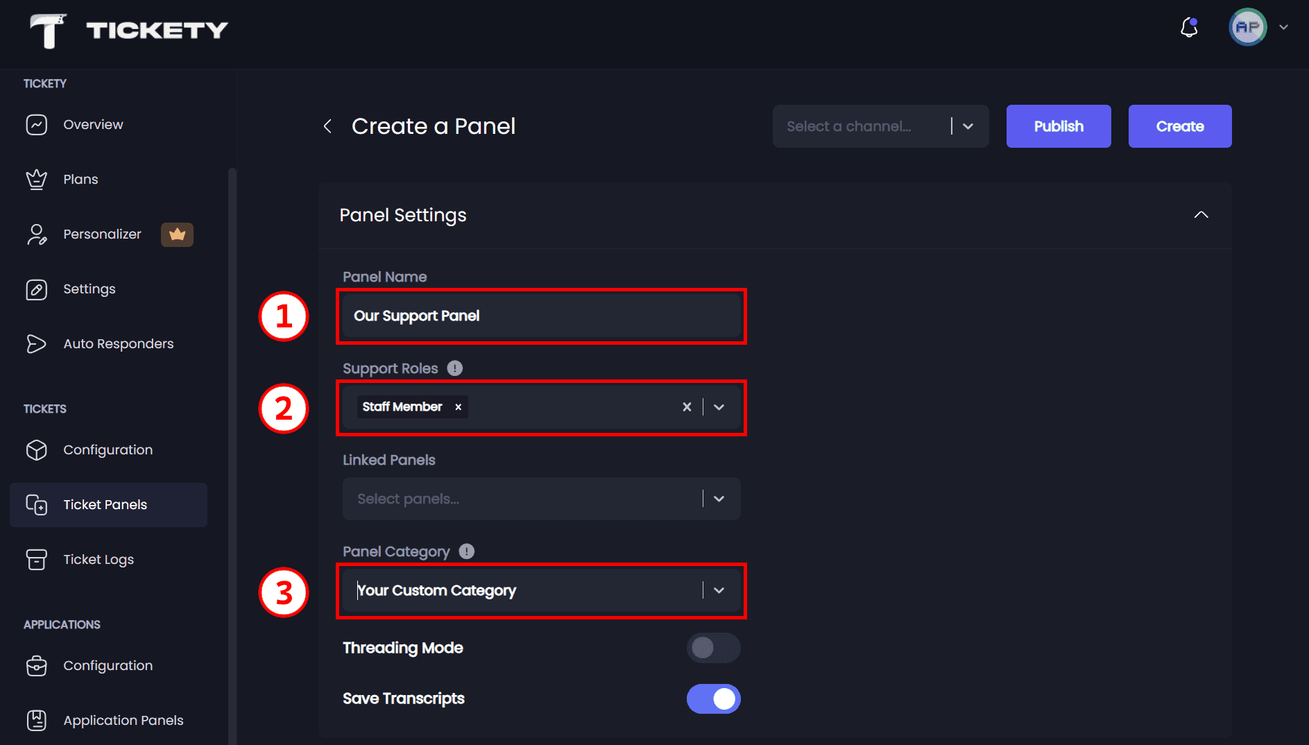 Tickety Documentation | A Comprehensive Guide to Ticket Panels